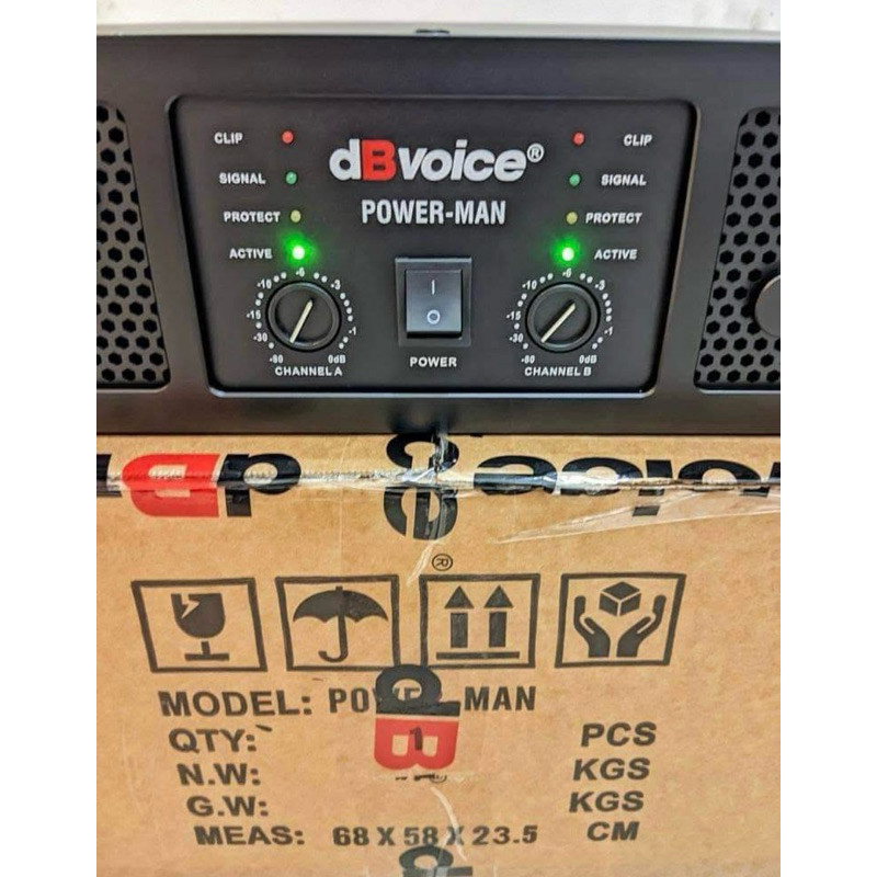 Jual Power amplifier DB VOICE POWER MAN class GB power badak original | Shopee Indonesia
