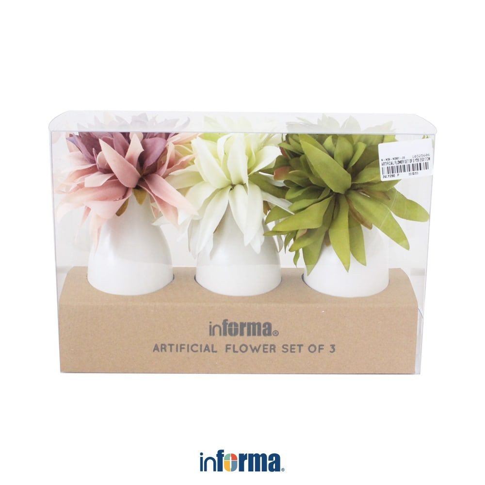 Jual Informa Bunga Artifisial 25X17 cm Set 3 Pcs Y28 Bunga Hias Cantik ...