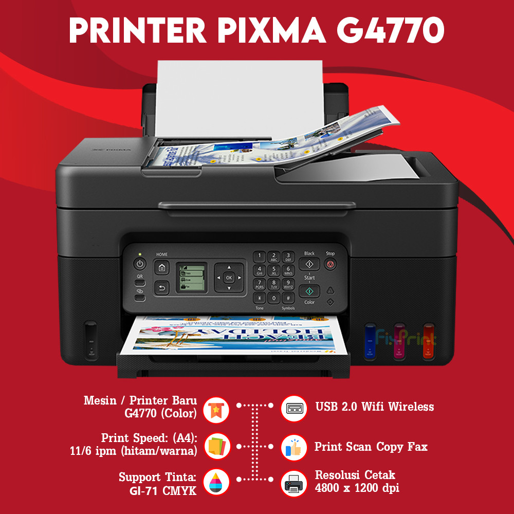 Jual Printer Canon PIXMA G1010 Print Only Printer Efficient G2770 G2730 ...