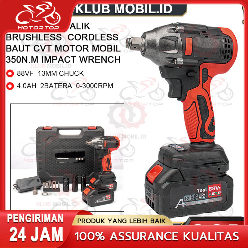 Jual Mendukung COD Impact BECKY tool 188v original Brushless impact ...