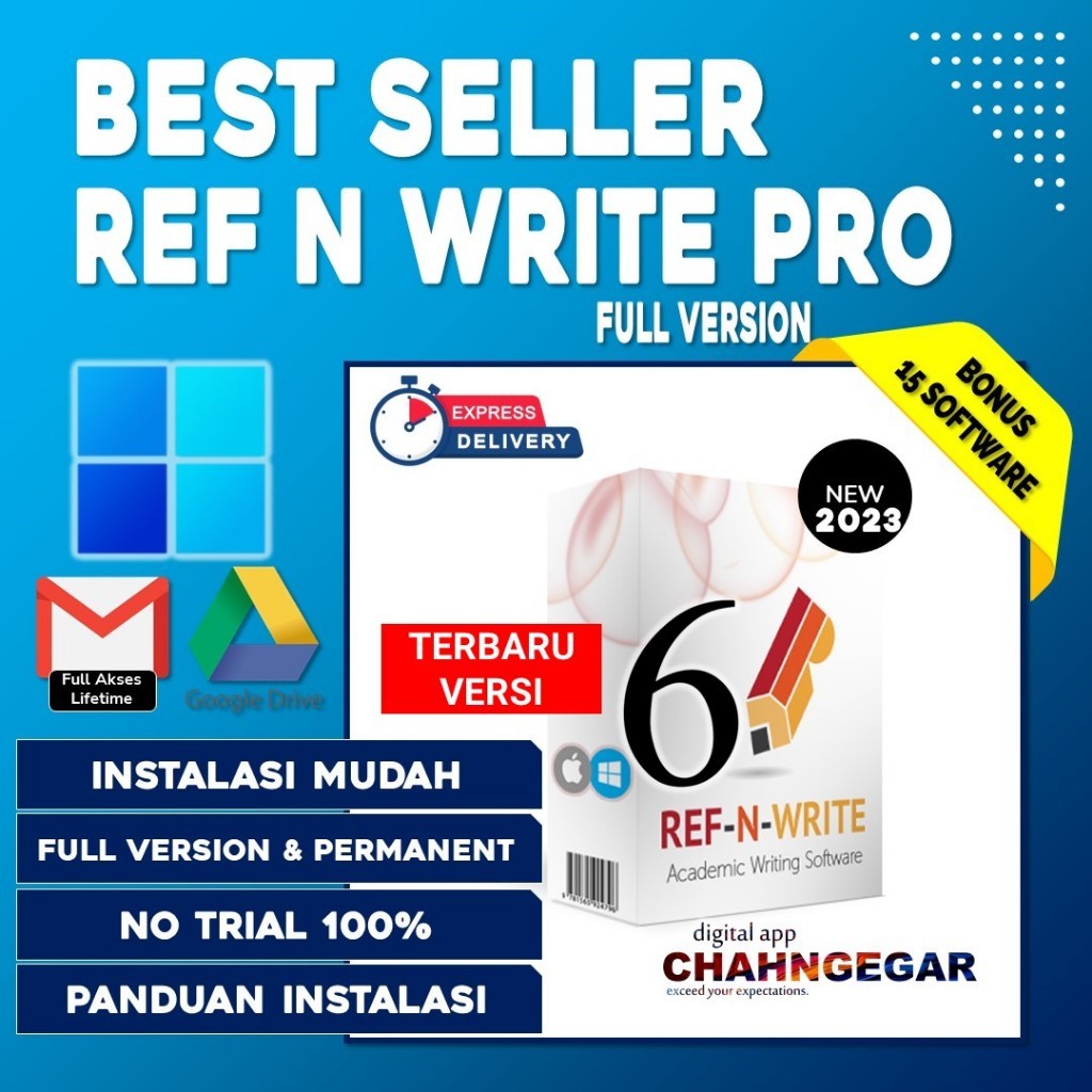 Jual Ref-n-Write 6 Premium 2024 Full Lisensi Lifetime Software Ref n Write 6 Program Plagiarism ...