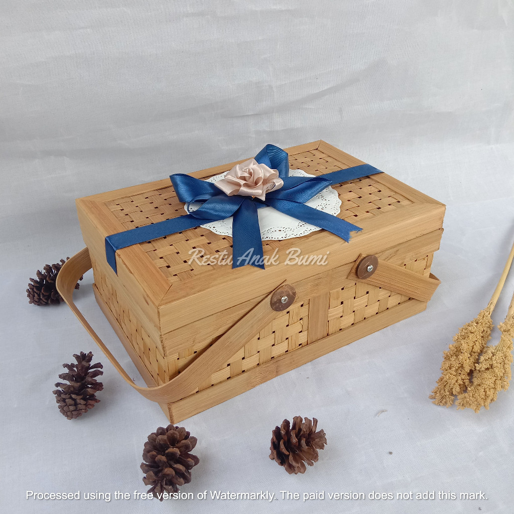 Jual Rantang Persegi Panjang 30 x 20 Pita Kertas | rantang kotak ...