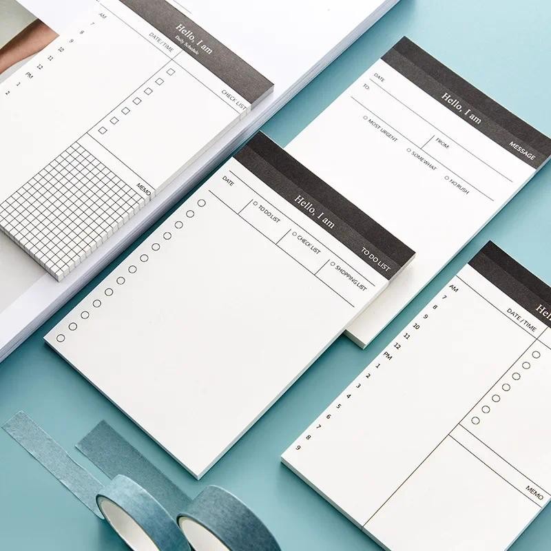 Jual Creative Daily Schedule Memo Pad To Do List Time Sticky Note ...