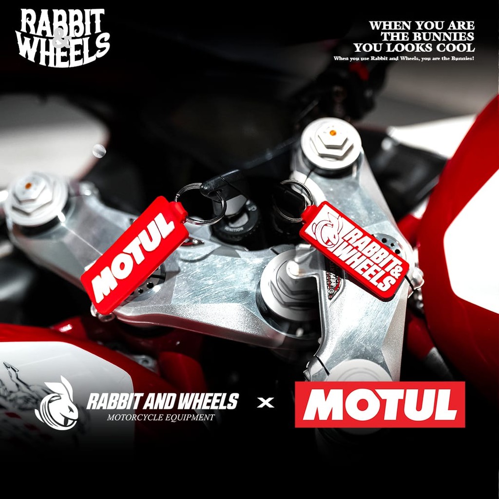 Jual RABBIT AND WHEELS X MOTUL KEYCHAIN | Shopee Indonesia