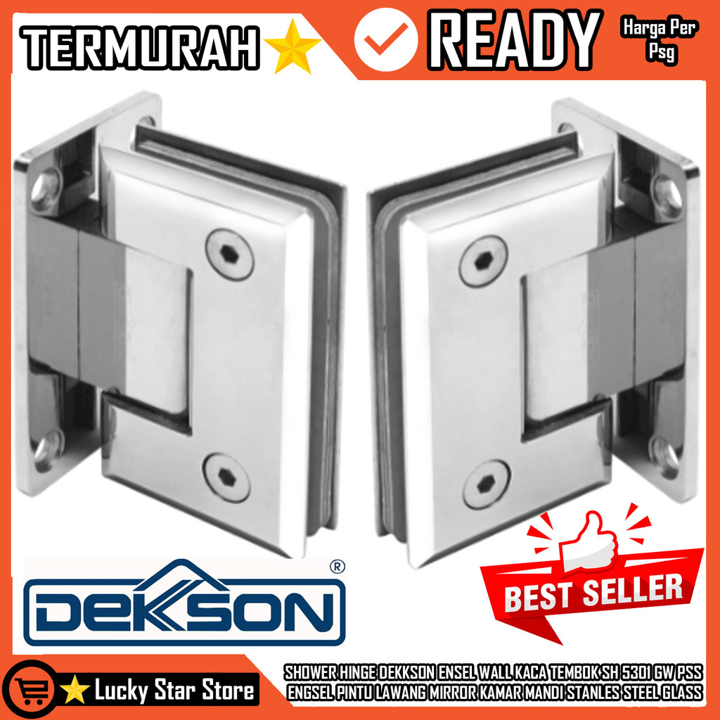 Jual Shower Hinge Sh 5301 Gw Pss Engsel Dekkson Ensel Wall Kaca Tembok ...