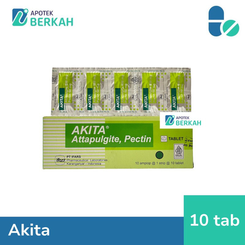 Jual Akita Tablet Obat Diare Melancarkan Pencernaan - 10 Tablet ...