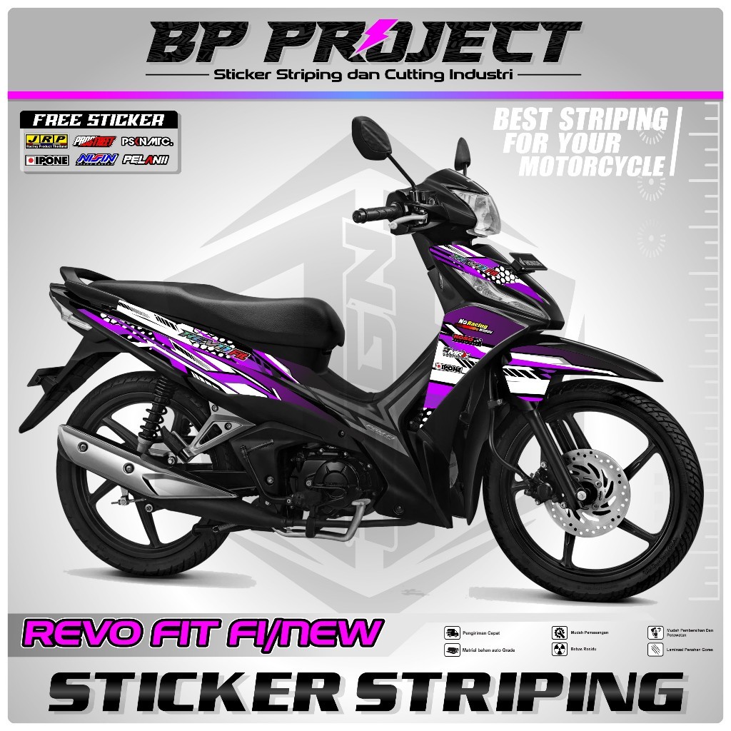 Jual STICKER STRIPING REVO FIT NEW / REVO FIT INJEKSI LIST VARIASI ...