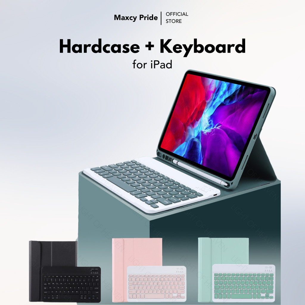 Jual Case iPad Hardcase for ipad gen 7/8/9 casing ipad with keyboard ...