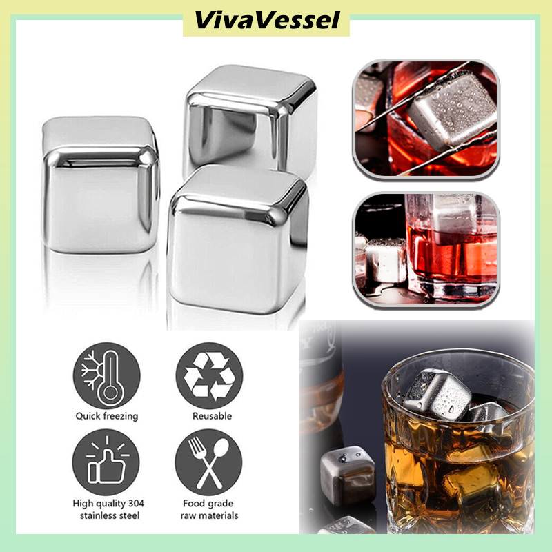 Jual Es Batu Stainless Steel Reusable /Food Grade Es Batu /Alat ...