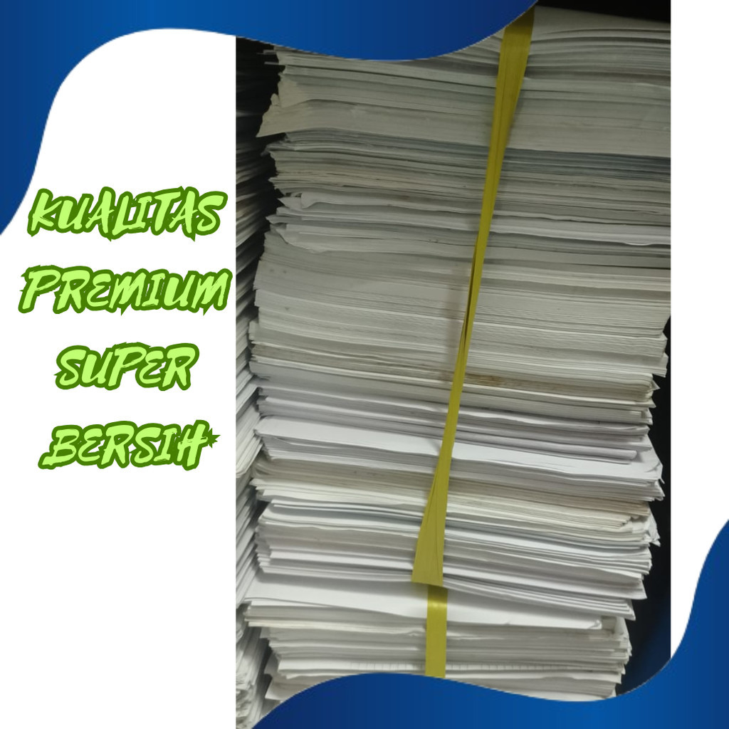 Jual Kertas Hvs Bekas 1 Sisi Bersih Kertas Bekas Murah Kertas F4 Bekas ...
