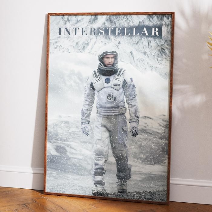 Jual Poster INTERSTELLAR Snow Scene | Wall Art Sci-fi Aesthetic - A3 ...