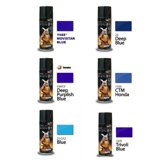 Jual Pilok Pilok Samurai Paint Samurai Biru Movistar Blue Y688 biru 312 ...
