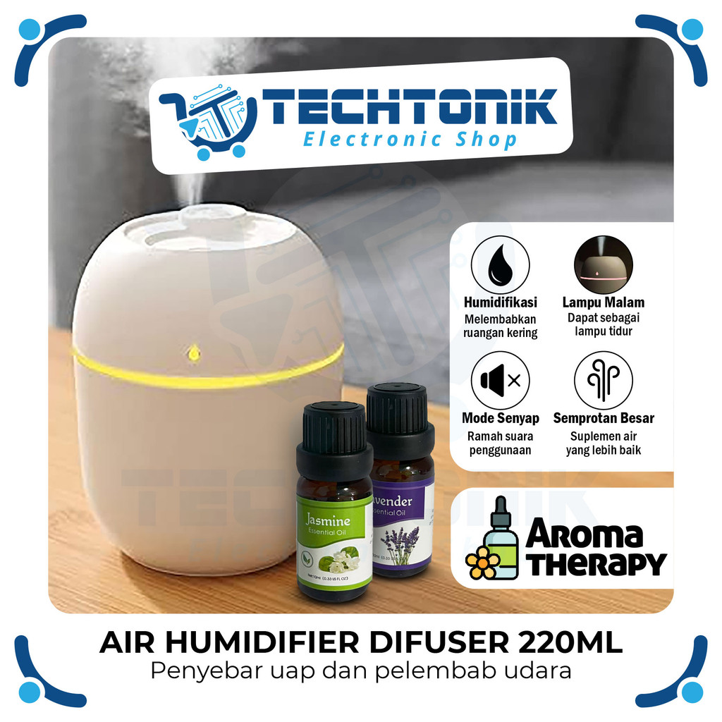 Jual Diffuser Humidifier Aromatherapy Pelembab Udara Pengharum Pewangi ...