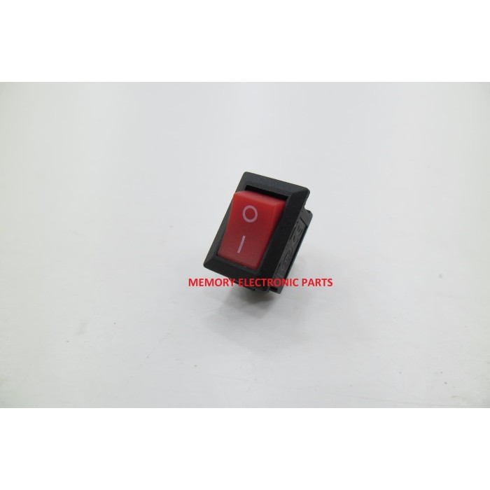 Jual Rocker Switch Mini 2pin Merah (tanpa lampu) | Shopee Indonesia