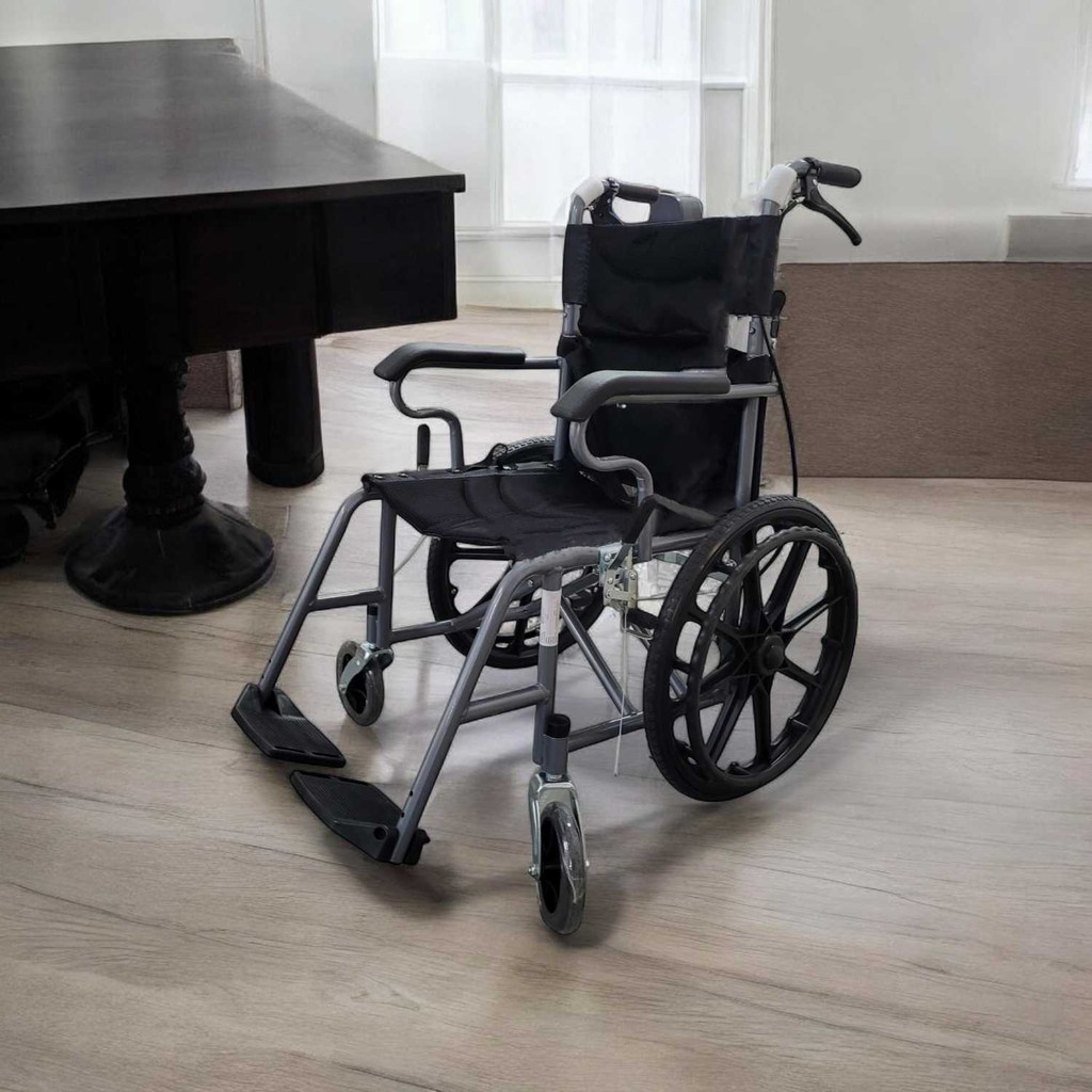 Jual KLG Kursi Roda Lipat Portable Wheelchair Safety Belt - K24 ...