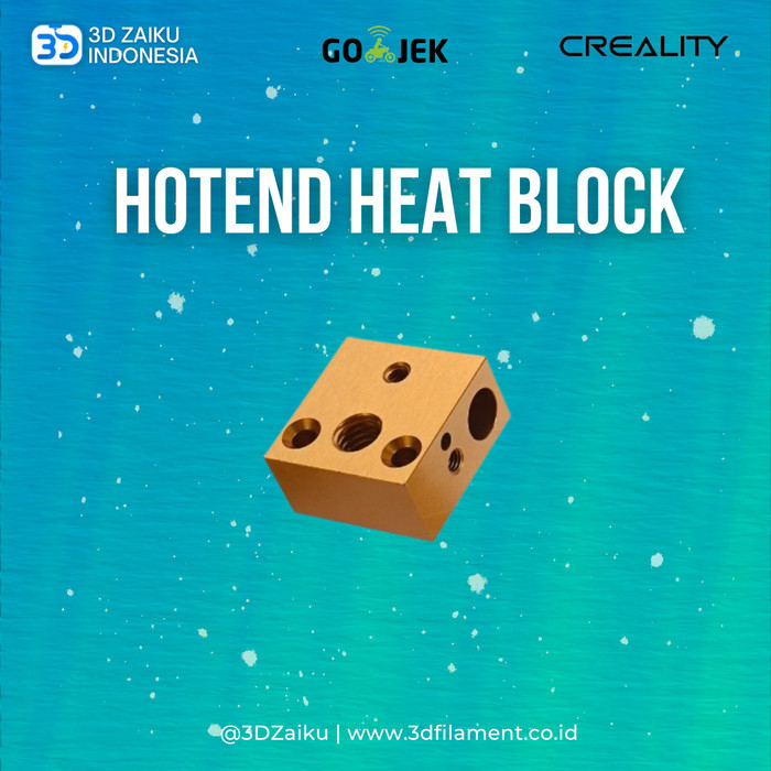 Jual Original Creality 3D Printer Hotend Heat Block | Shopee Indonesia
