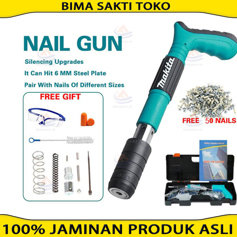 Jual Alat Mesin Tembak Paku Beton / Paku Tembak Beton Baja / Alat Paku ...