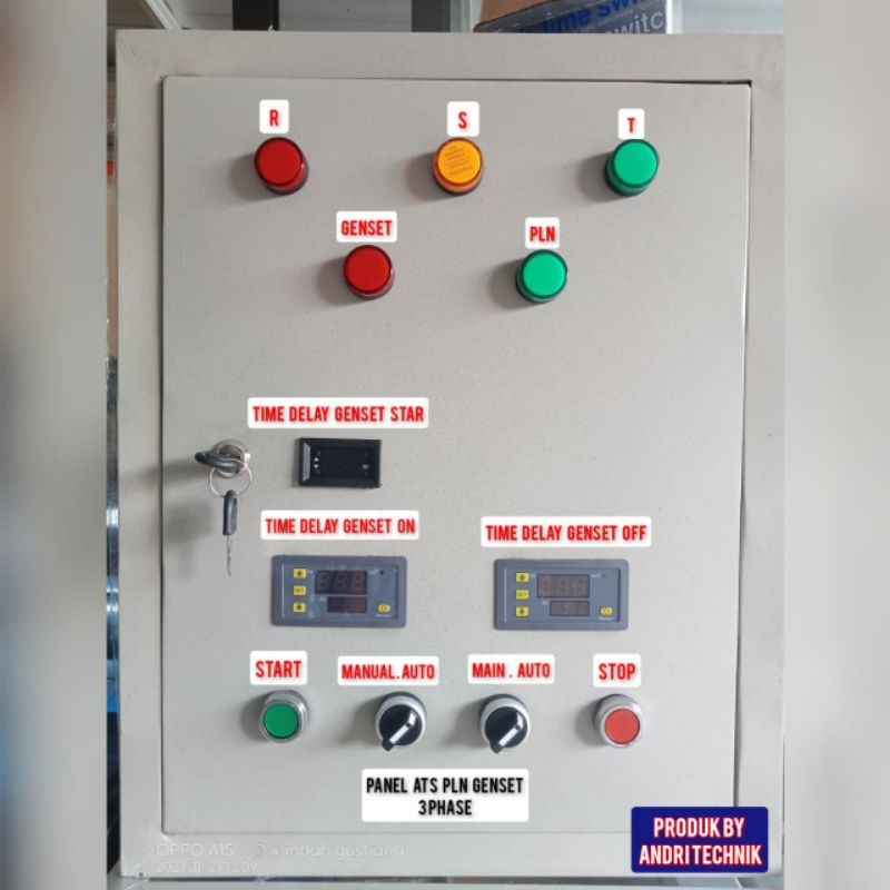 Jual PANEL ATS PLN GENSET,3phase full otomatis, | Shopee Indonesia
