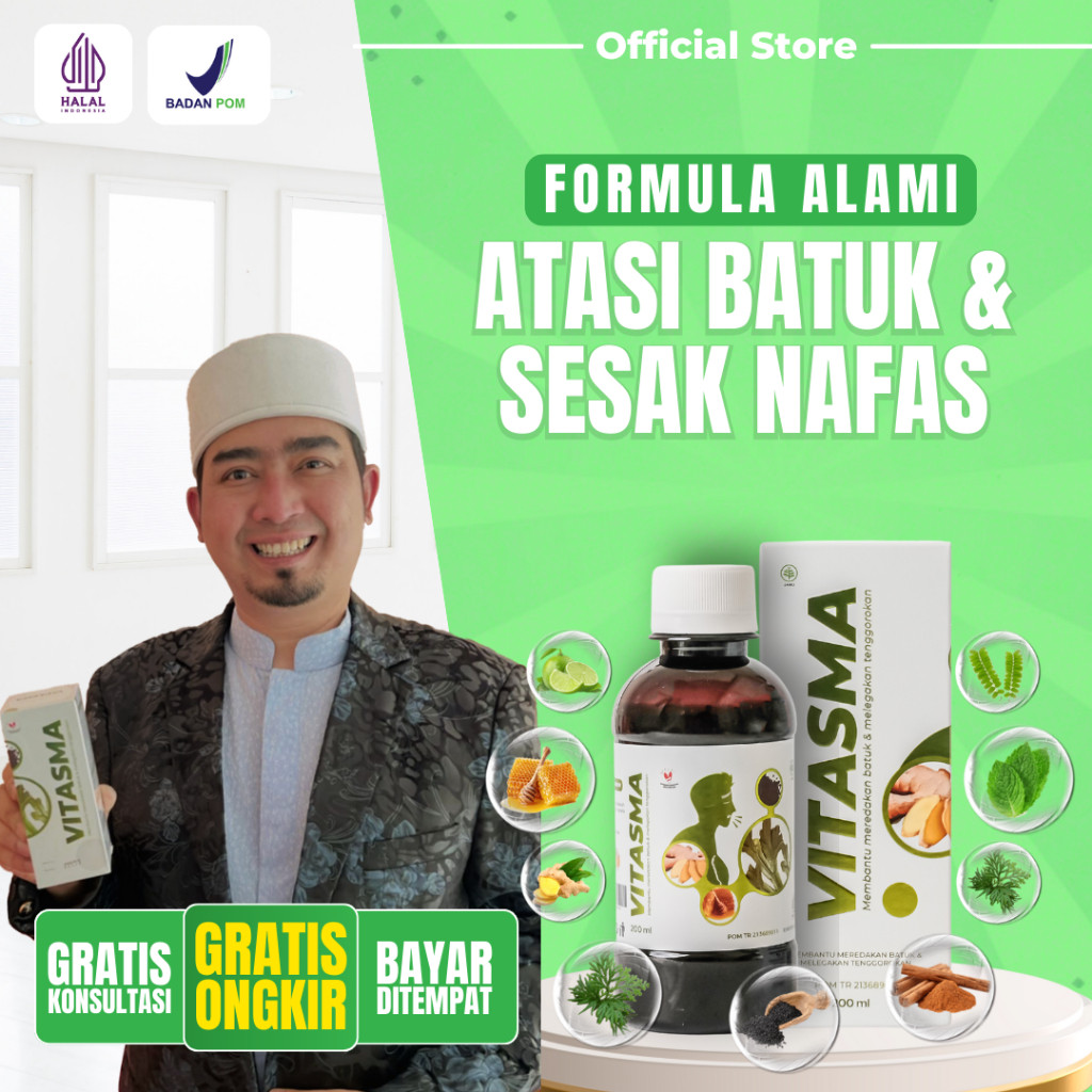 Jual VITASMA - Madu Asma Herbal Atasi Masalah Asma TBC Paru Paru Sesak ...