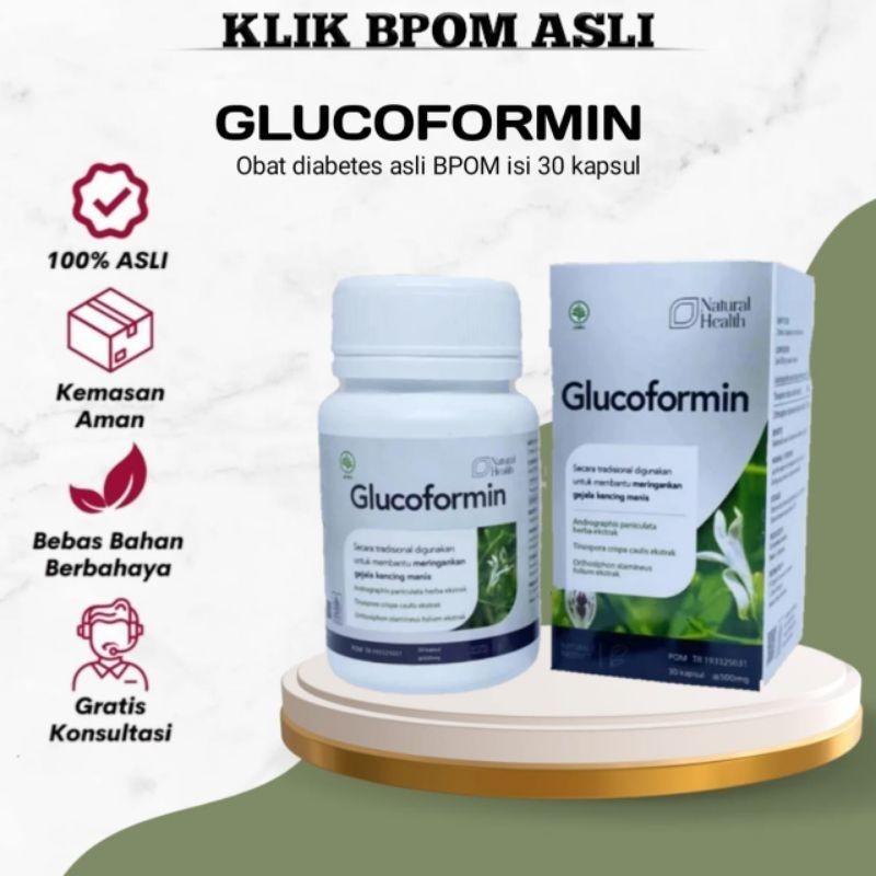 Jual Glucoformin Obat Herbal Diabetes, Kencing Manis Original 100% Asli ...