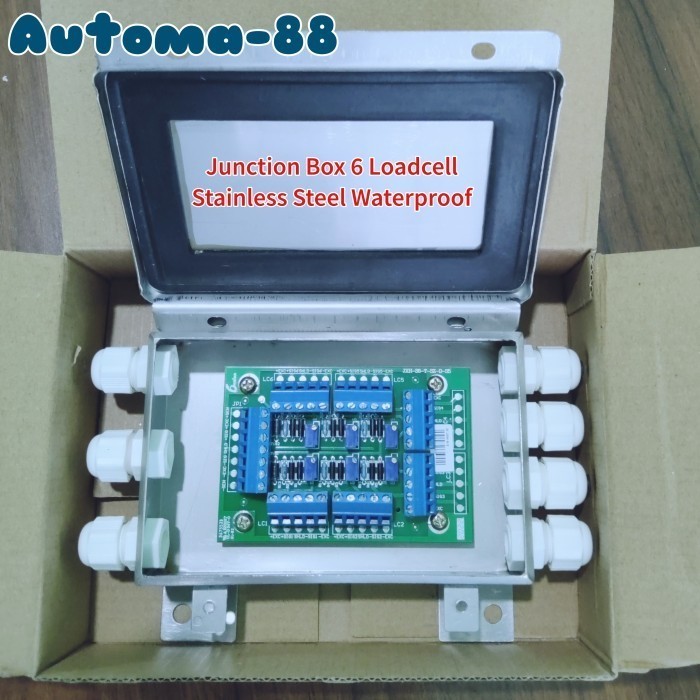 Jual FC99 Junction Box Loadcell Stainless 6 input sensor Load Cell ...