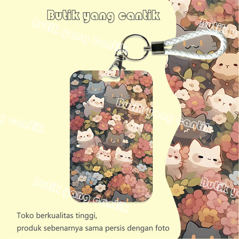 Jual ID CARD HOLDER, Tempat Kartu Anak Kucing Kawaii, Cocok untuk ...