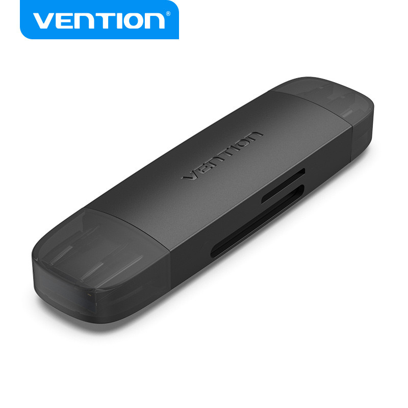 Jual VENTION Card Reader 2in1 with OTG USB 3.0 & TYPE-C HQ - CLK ...