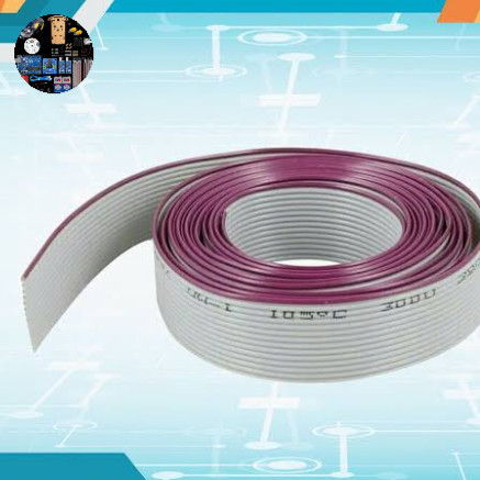 Jual NS99 1M 1 Meter kabel data FC 16pin IDC flat per meter p10 led ...