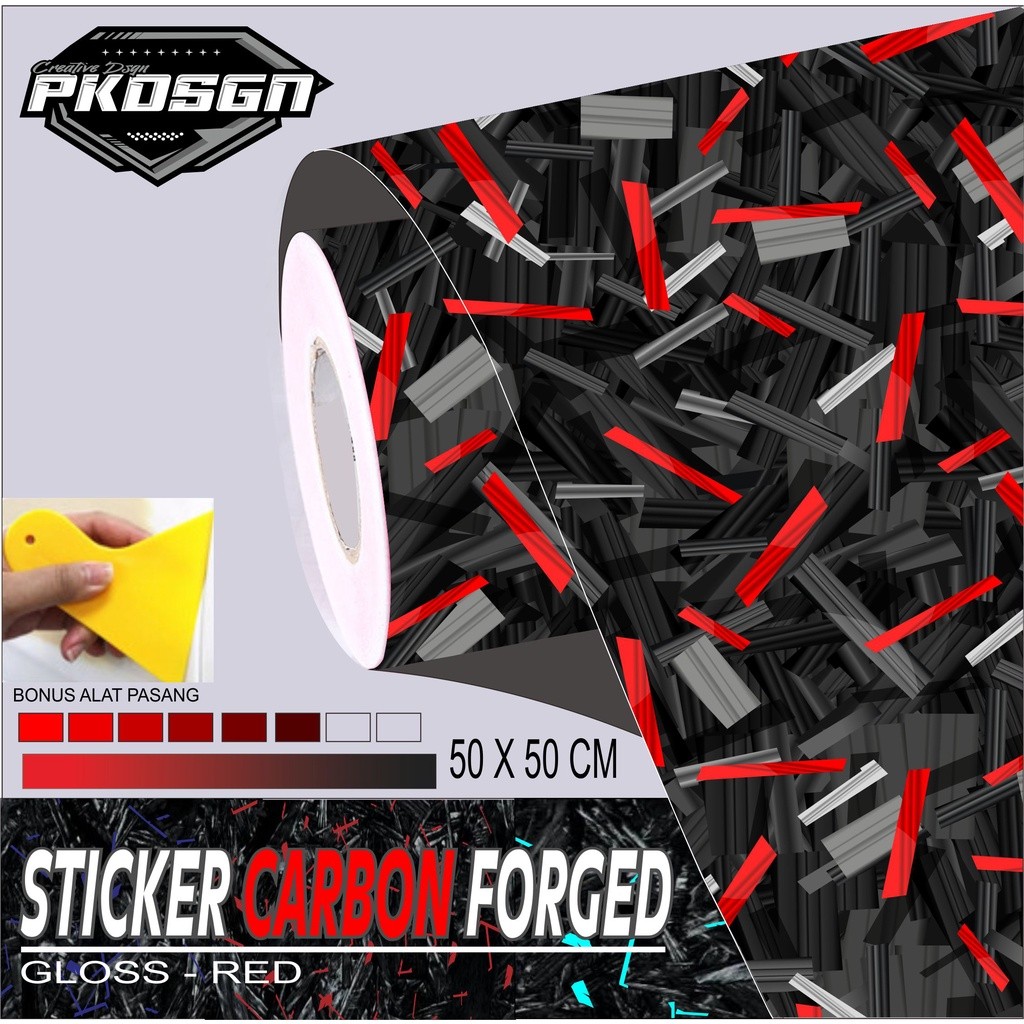 Jual STIKER CARBON FORGED STIKER CARBON FORGED 50 X 50 CM | Shopee ...