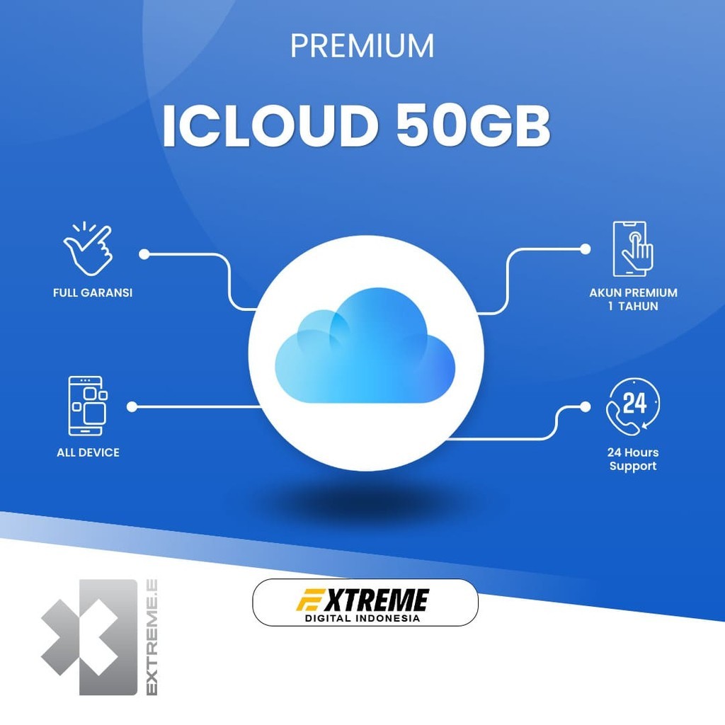 Jual Redeem Code Icloud Storage Permanen 50gb Untuk 1 Tahun Legal Dan Bergaransi | Shopee Indonesia
