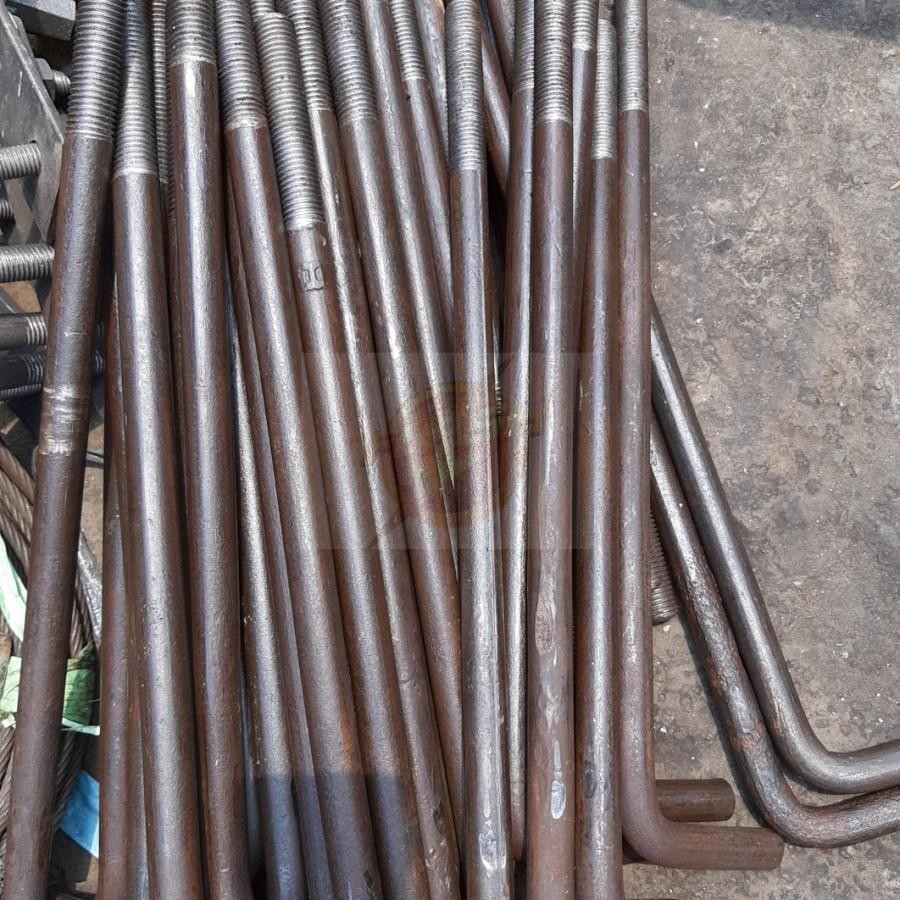 Jual Angkur L besi beton hitam / Anchorbolt L besi beton polos hitam +1 ...
