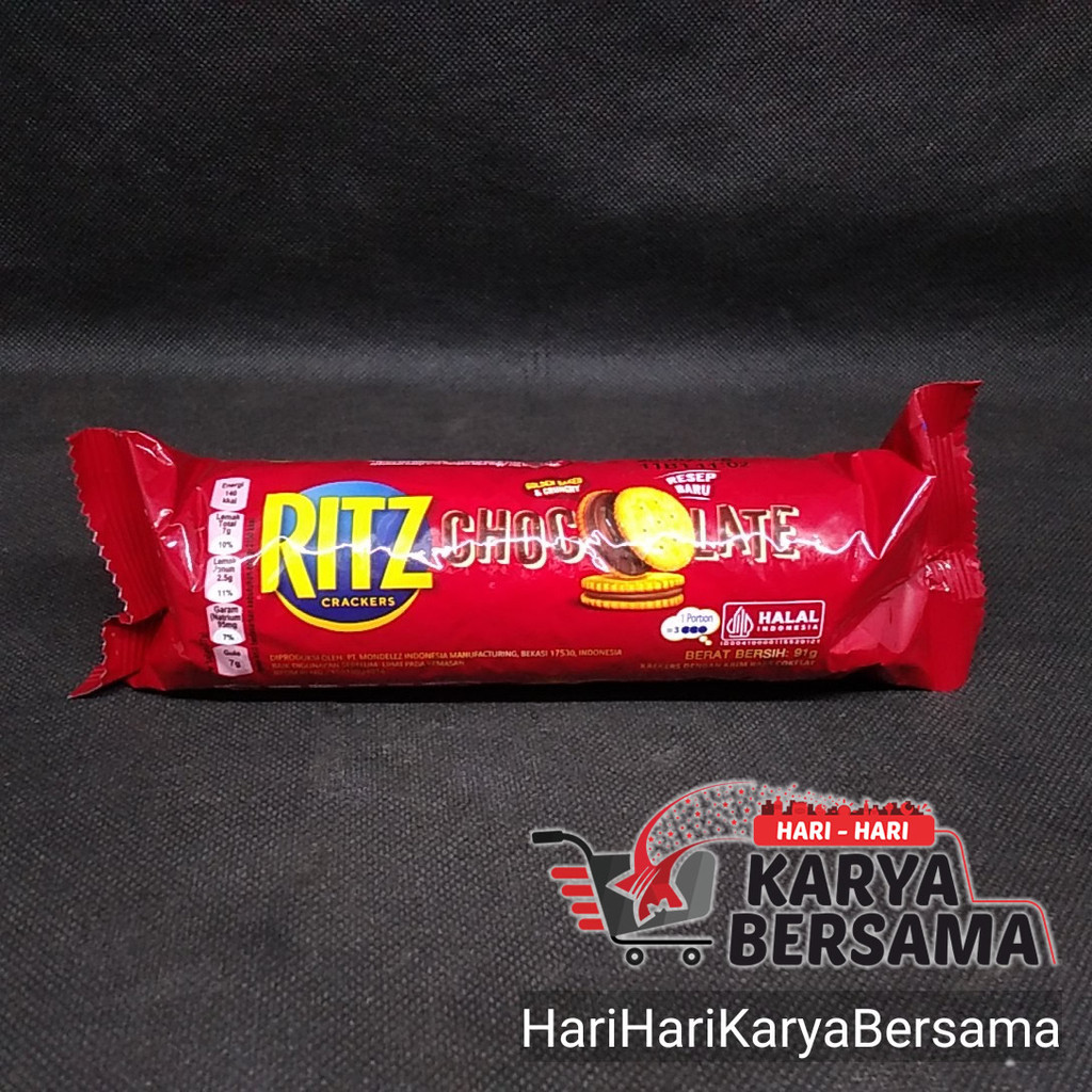 Jual MAKANAN RINGAN BISKUIT RITZ CRACKERS CREAM CHOCOLATE SWEET & SALTY ...