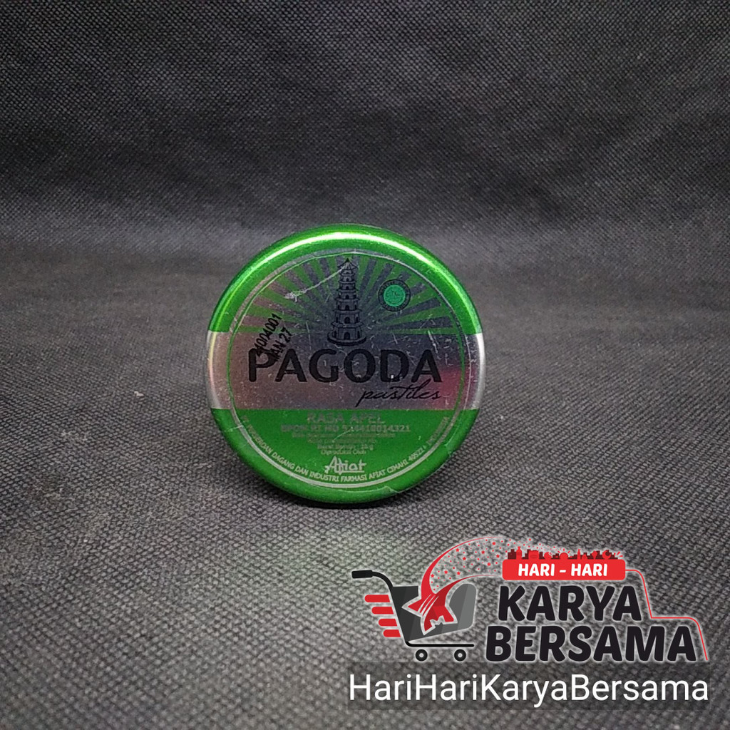 Jual PERMEN PAGODA PASTILES RASA APEL 20GR | Shopee Indonesia