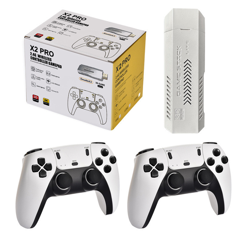 Jual X2 PRO Retro Game console 4K 3D home gaming arcade wireless retro ...