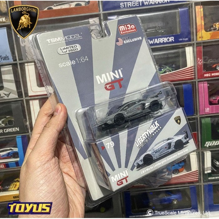 Jual MGT Mini GT - Lamborghini Aventador Matte Grey - Mini GT | Shopee ...