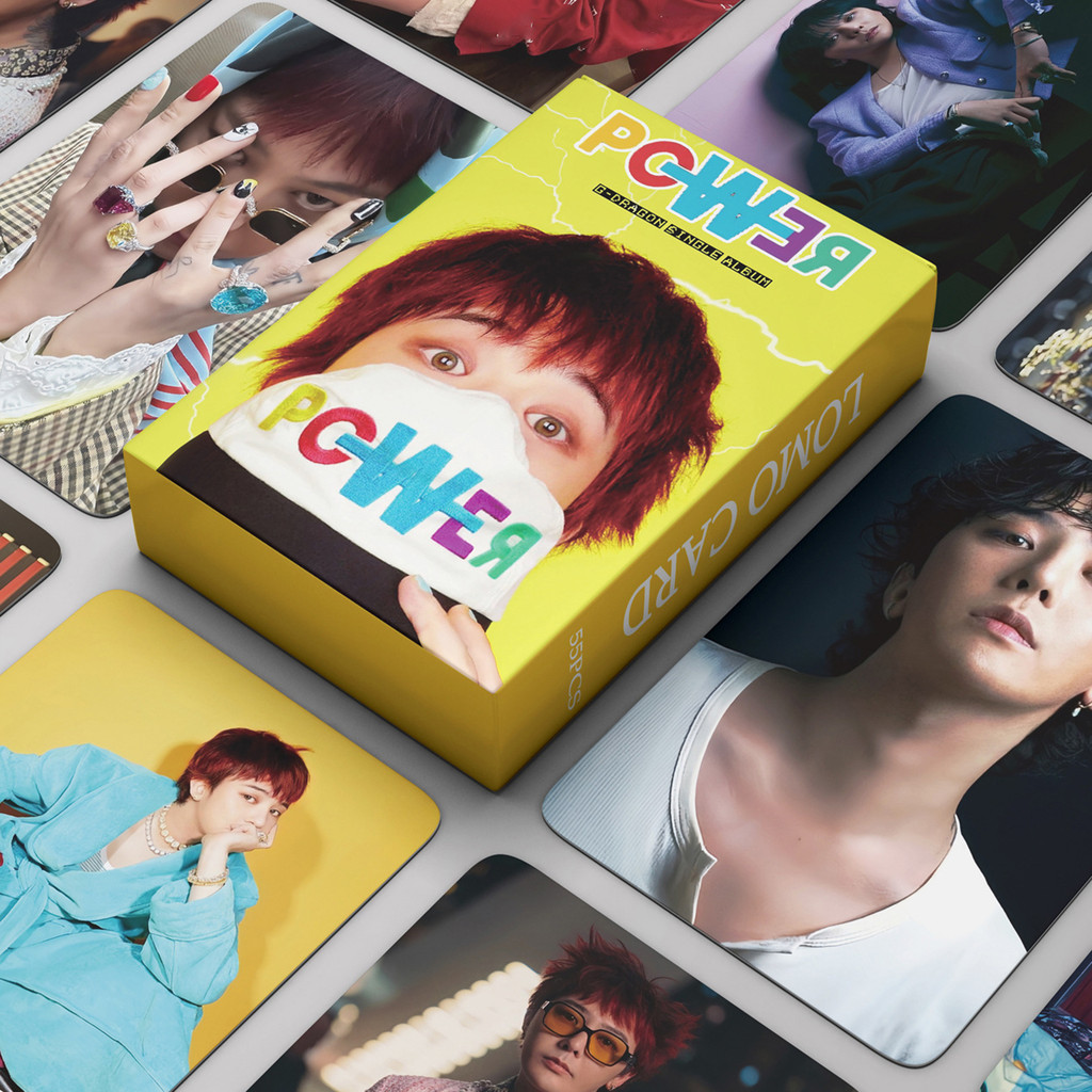 Jual 55Pcs/Set Kpop G-Dragon POWER Solo Album Photocards Dance Stage Ins Selfie Fashion Lomo ...
