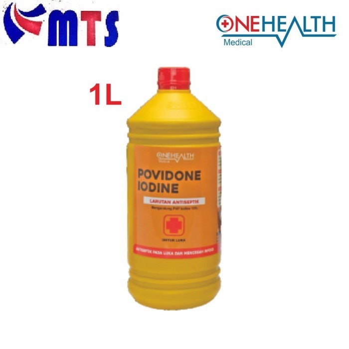 Jual COD - Onehealth Povidone Iodine 1 Liter Obat Merah Antiseptik 1000 ...