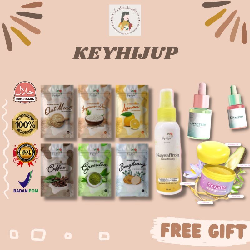 Jual KEYMASK ORGANIK 25GR & 65GR BY KEYHIJUP 100% ORIGINAL | Shopee ...