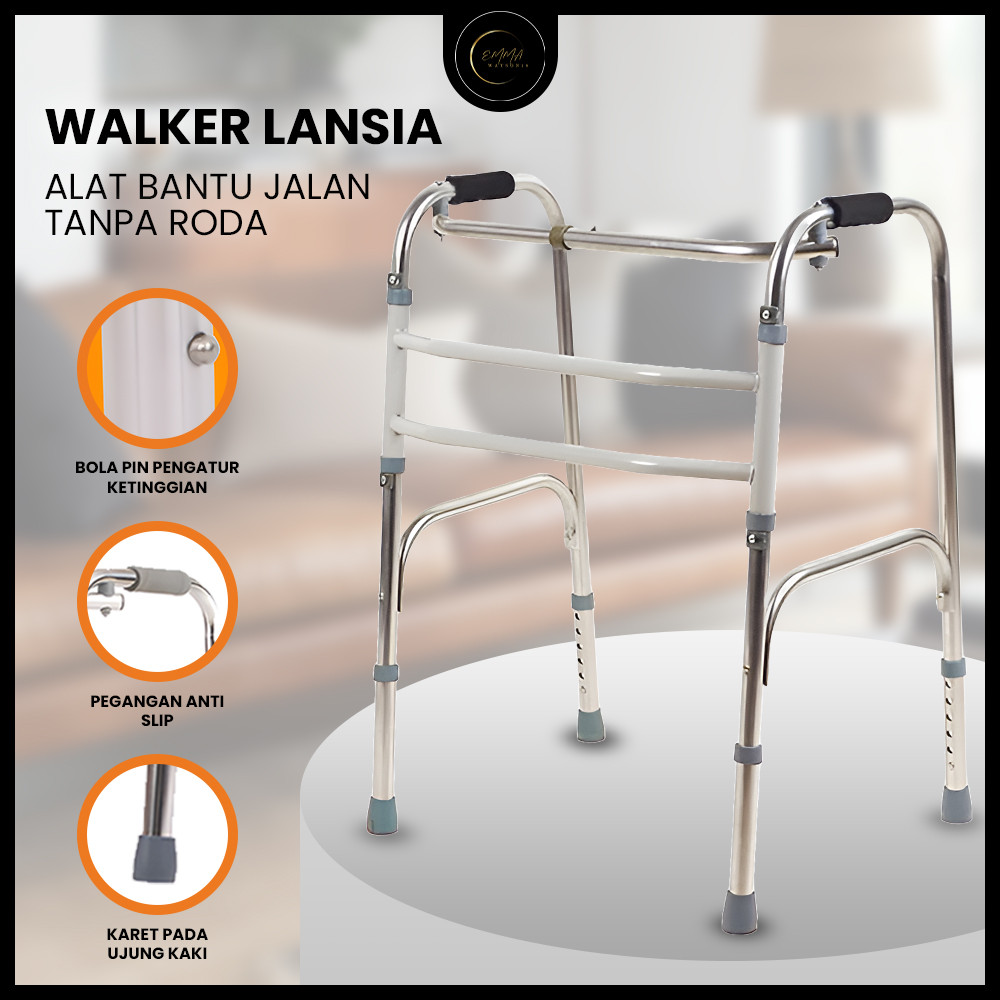 Jual EM Walker Alat Bantu Jalan Lansia Manula High Quality Tahan Lama ...