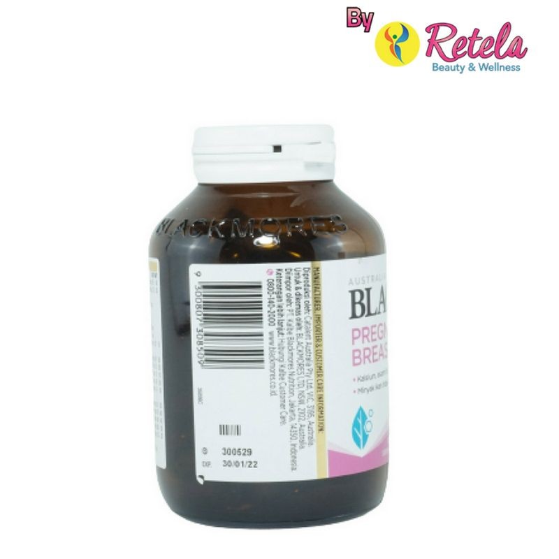 Jual BLACKMORES PREGNANCY & BREAST FEEDING GOLD 1 BOTOL ISI 120 TABLET ...