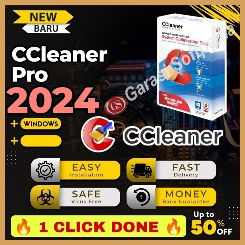 Jual [Bisa Update] CCleaner Pro Terbaru 2024 License Serial Key ...