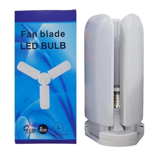 Jual Fan Blade LED Bulb 45w / 30w Lampu Bohlam bentuk kipas 3 baling ...