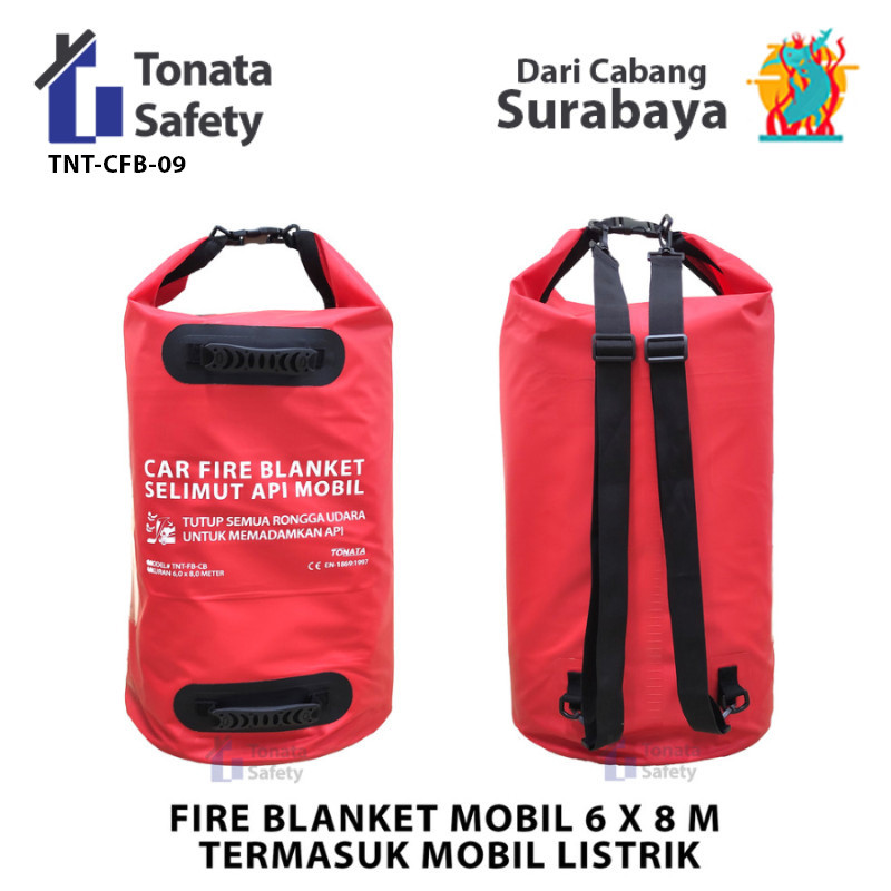 Jual Car Fire Blanket / Selimut Api Tonata 6 x 8 m / Soft Case | Shopee ...