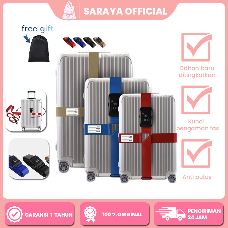Jual SARAYA Tali Koper / Sabuk Koper Tsa Cross Lock / Tali Koper Silang ...