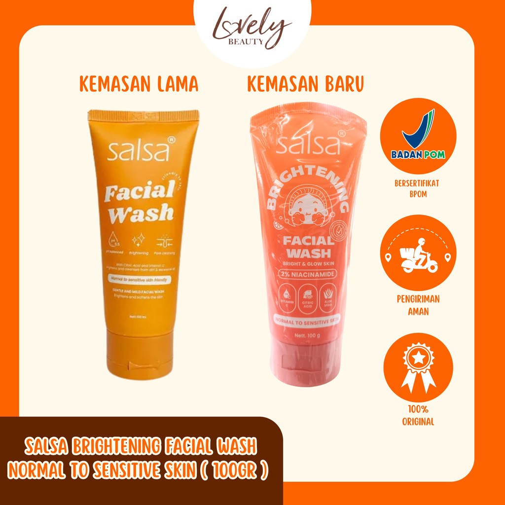 Jual SALSA Facial Wash Gentle and Mild Normal To Sensitive skin 100ml ...