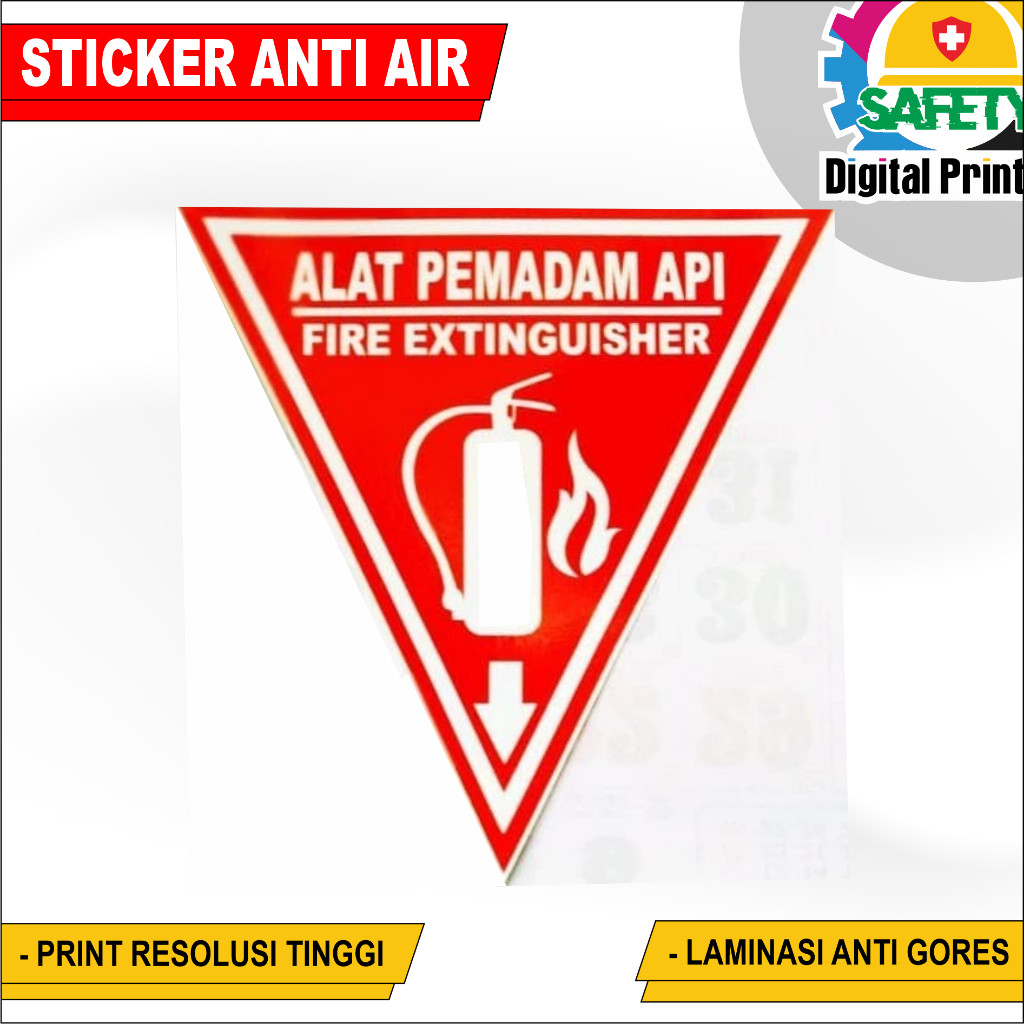 Jual STIKER SIGN ALAT PEMADAM API STIKER FIRE EXTINGUISHER STIKER VINYL ...