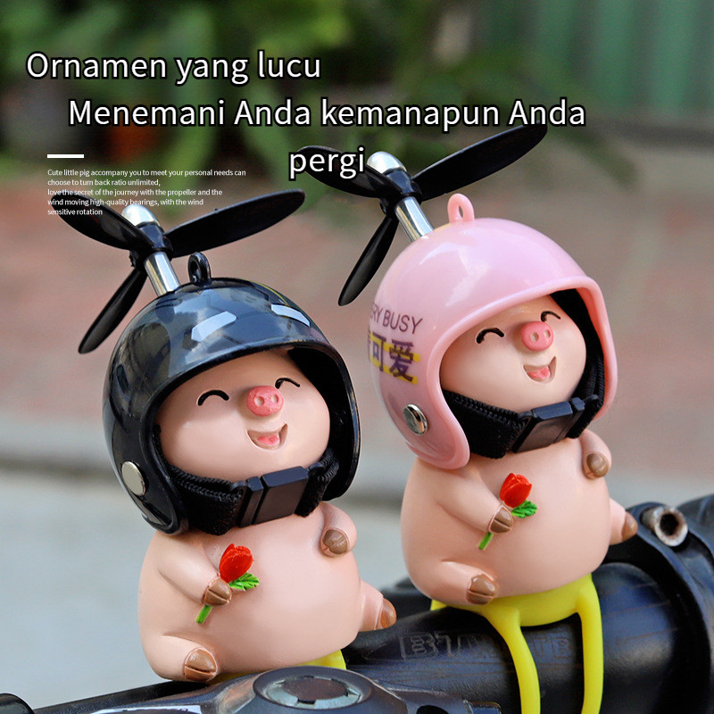 Jual Dekorasi Sepeda Motor Aksesori Mobil Boneka Capung Bambu Helm ...