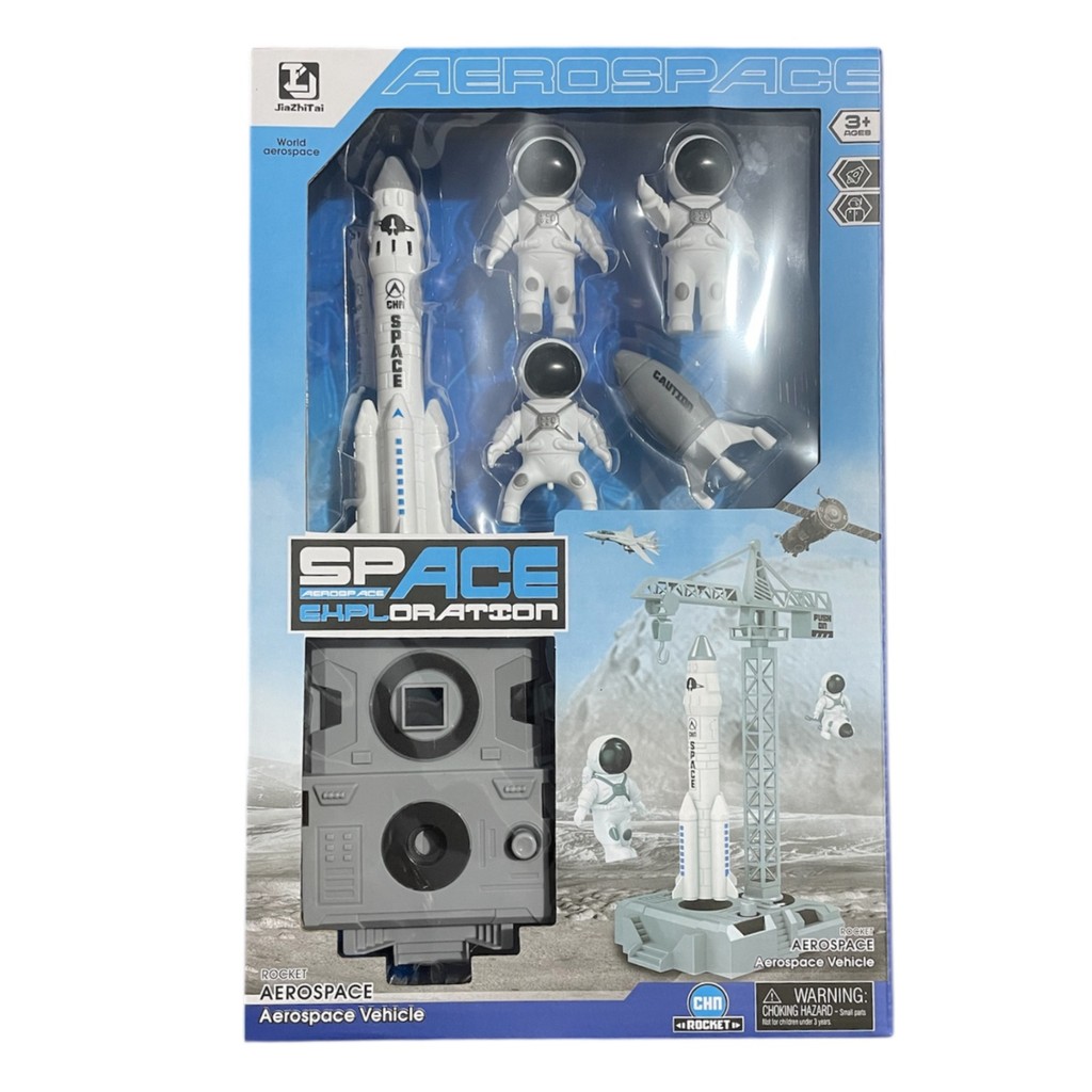 Jual Mainan Anak ROCKET AEROSPACE T080 Mainan Astronaut Roket Vehicle ...
