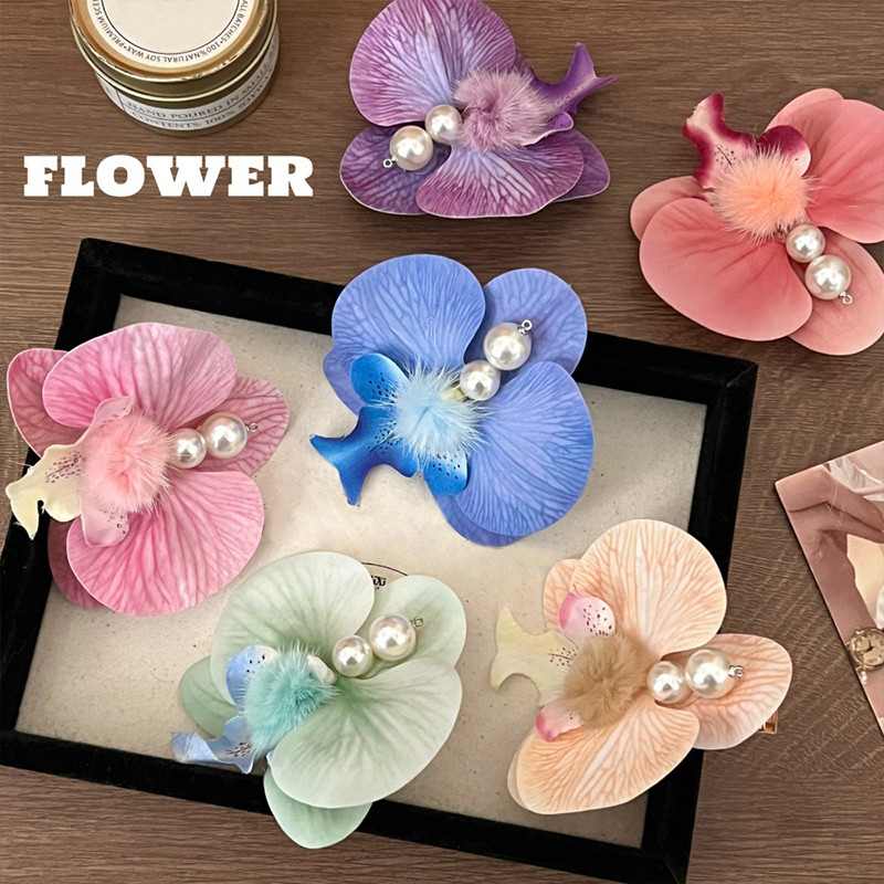 Jual COD Super Abadi Kupu-kupu Anggrek Jepitan Rambut Gadis Gaya Hutan ...