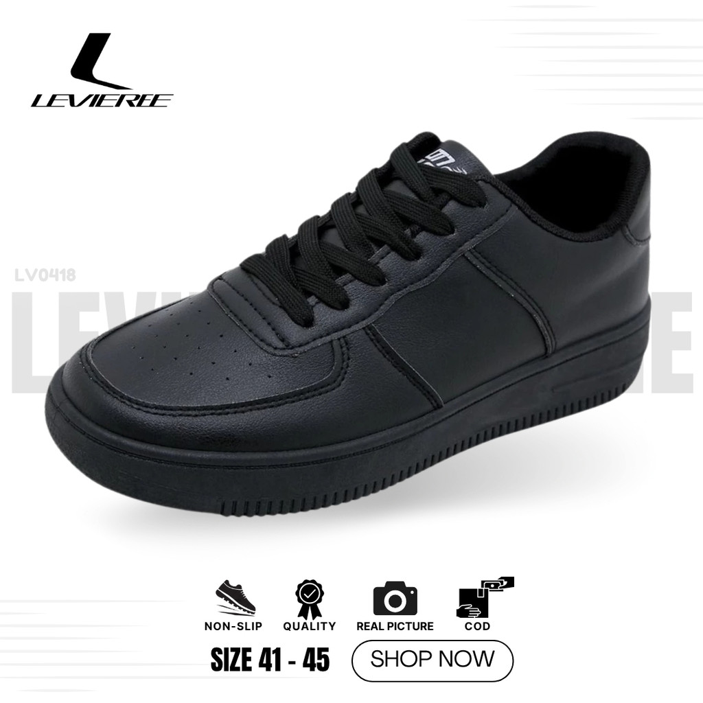 Jual LVR [Back to School Collection] Sepatu Sneakers Hitam Wanita ...